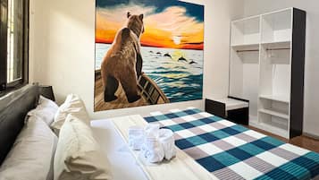 Quarto casal | Wi-Fi de cortesia, roupa de cama