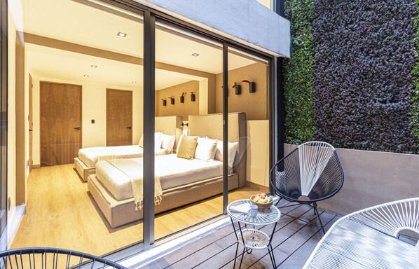 Apartamento Nobre | Terraço/pátio interior