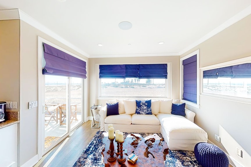 Coastal-themed Beachfront Home With Water Views, Grill, & Beach Access - Seal Beach, CA