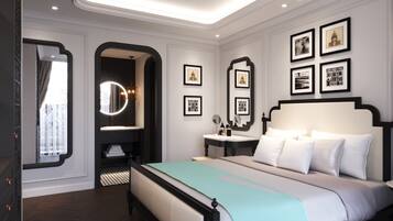 Suíte executiva | 1 quarto, roupas de cama premium, frigobar, cofres nos quartos