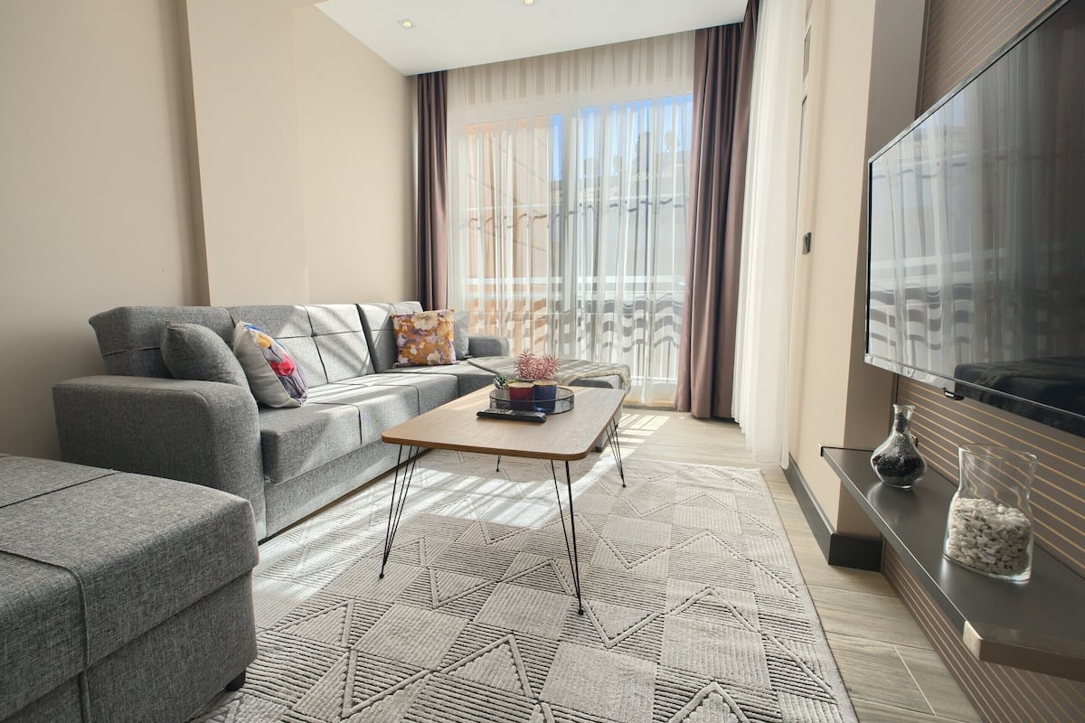 Apartamento Deluxe, 2 quartos, não fumadores | 1 quarto, roupa de alta qualidade, com decoração personalizada