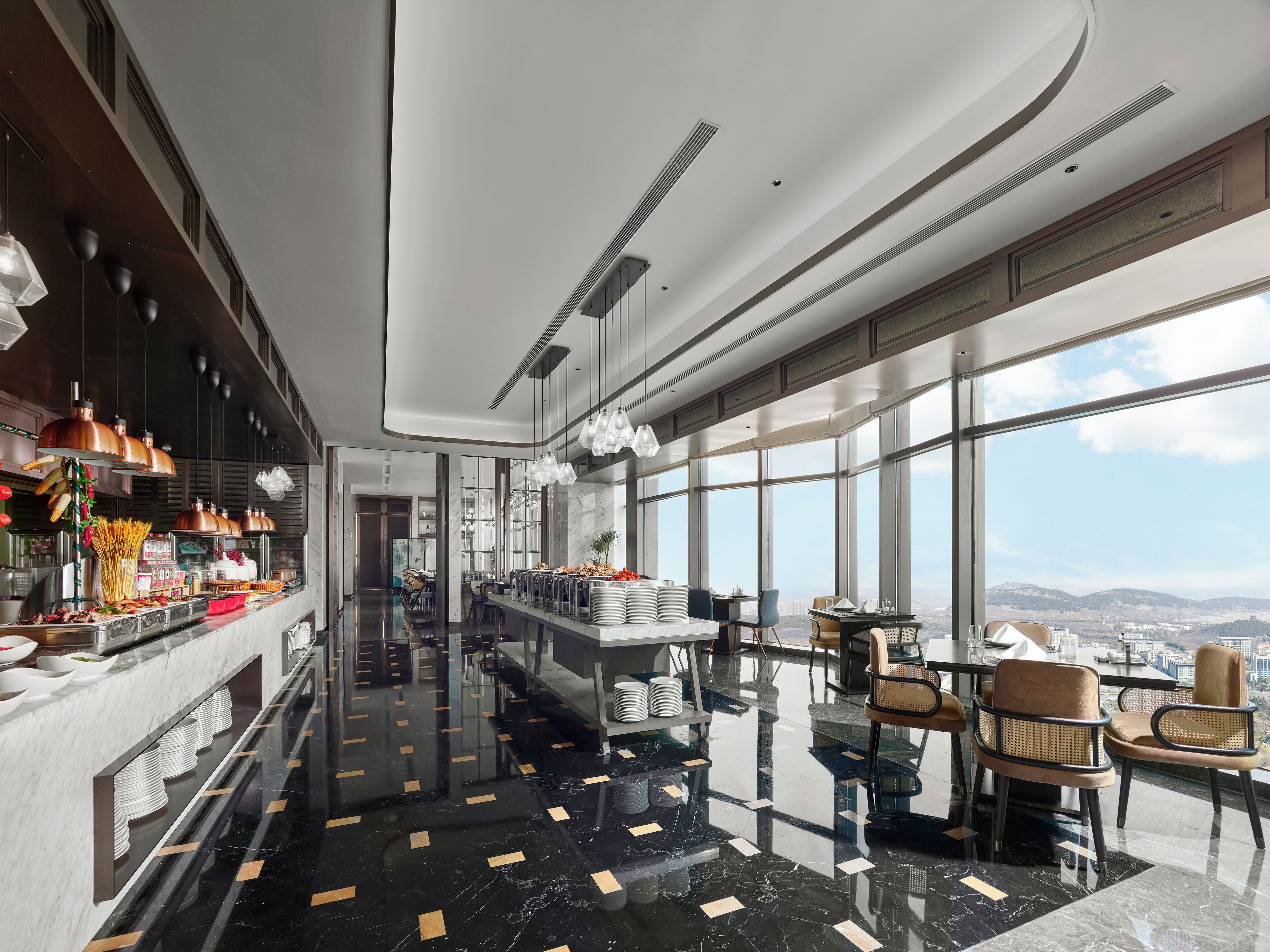 Pequeno-almoço tipo buffet diário (138 CNY por pessoa) 