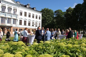 Área externa para casamento