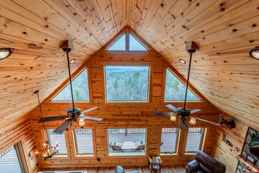 Blueridge Mountain Cabin Million Dollar Views Hot Tub Wifi Fire Pit - W. Kerr Scott Lake