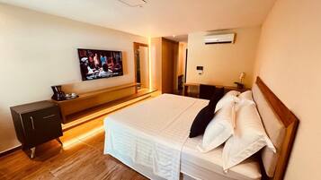 Lençóis de algodão egípcio, roupa de alta qualidade, minibar