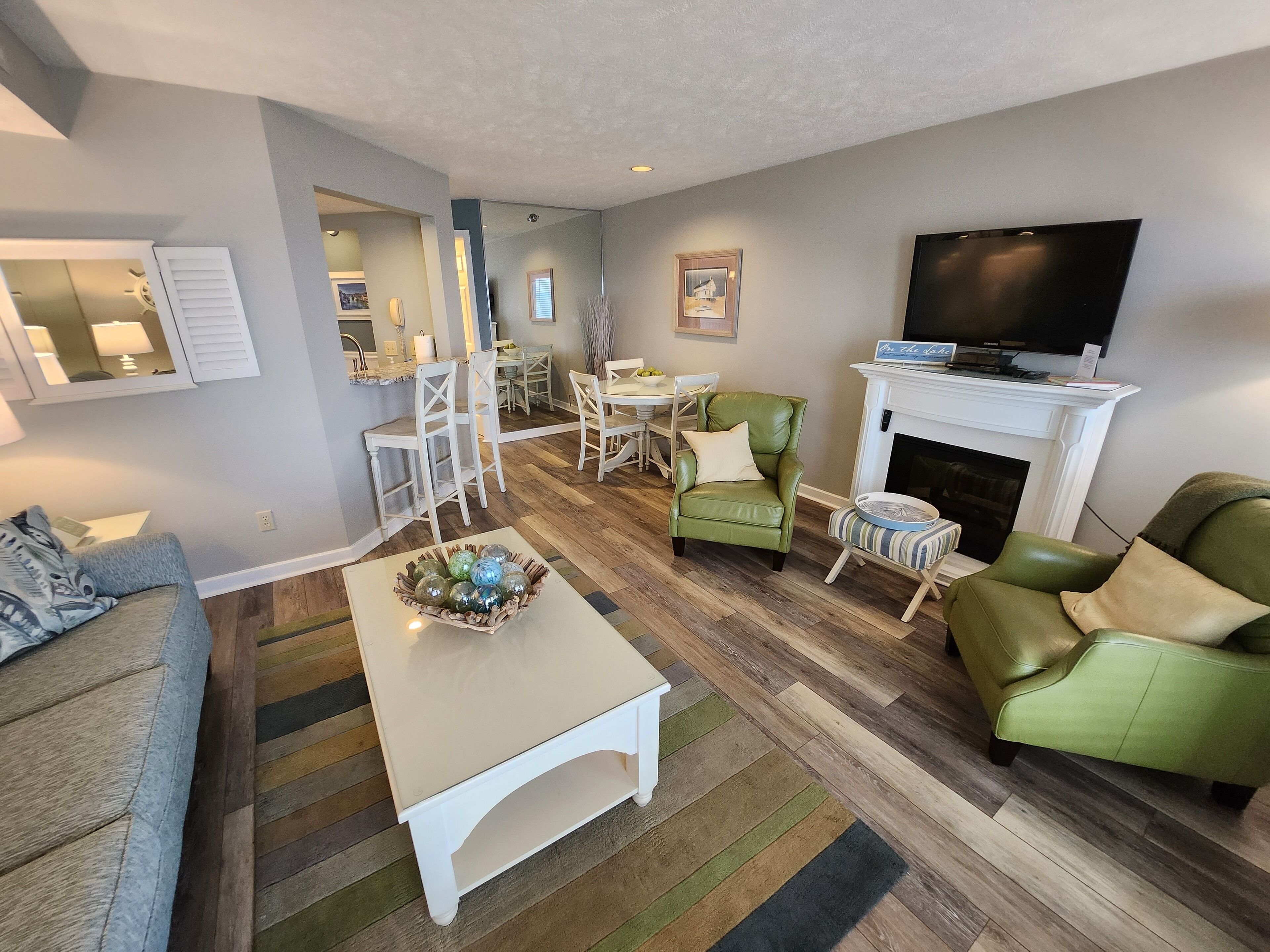 Beachfront, Balcony, Fireplace! - Unit 204 - Michigan