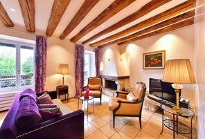 Suite Familiar, vista para o lago (Suite familiale) | Sala de estar