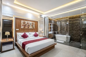 Villa, 2 quartos | Secretária, Wi-fi grátis, roupa de cama fornecida 