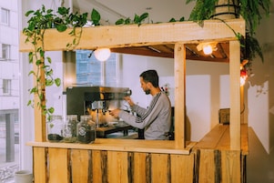 Serviço de café