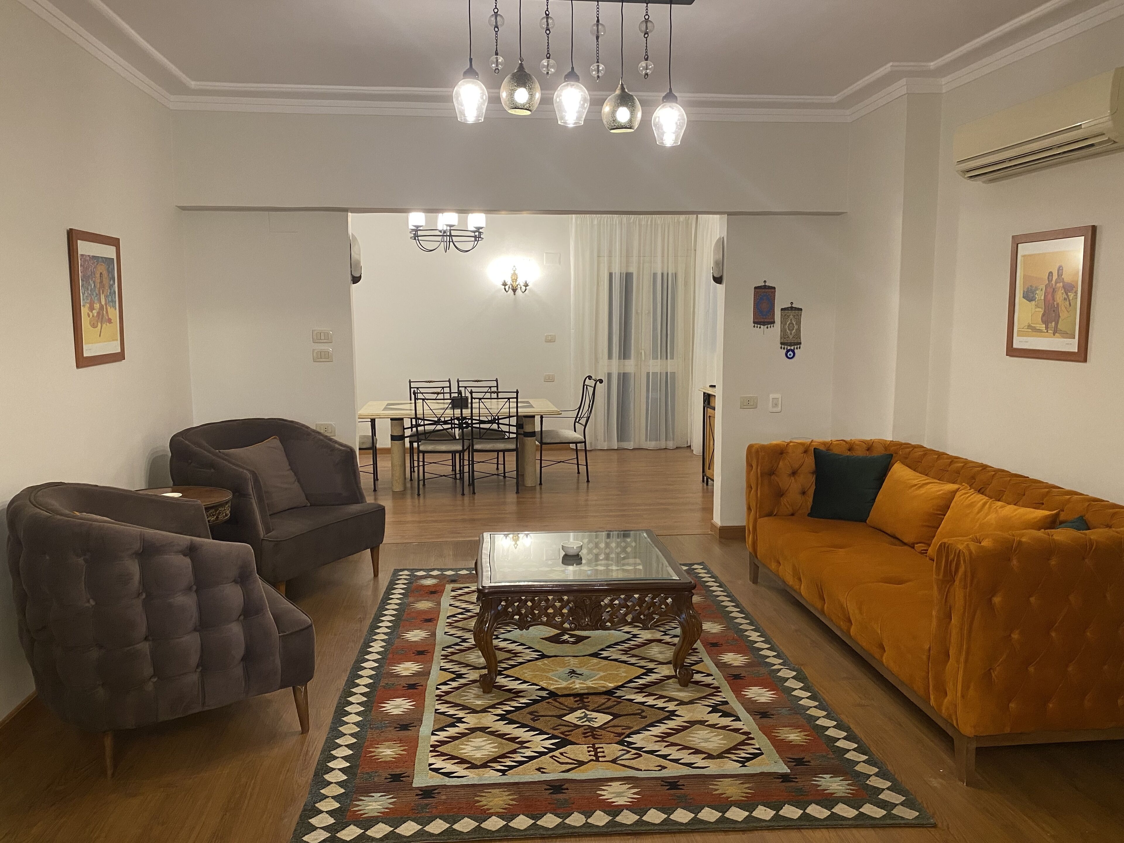 Nile View Cozy 2 Bedrooms Fully Furnished Apartment In Zamalek Cairo Stays - Giza