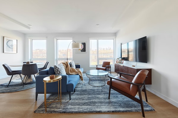 Stylish 2 Br W Roof Deck Access - Mins To Nyc - Rockefeller Center - Manhattan