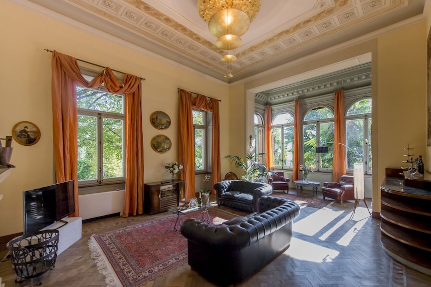 Villa In Pure Art Nouveau Style With Swimming Pool And Park - Bellagio