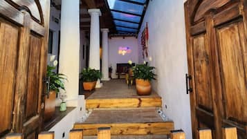 Entrada do alojamento