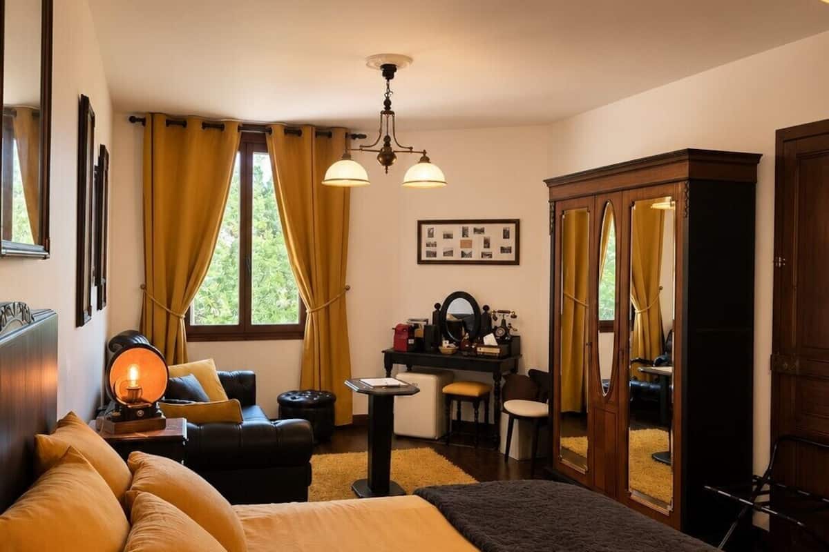 Quarto casal premium (Hautacam) | Berço de viagem, Wi-Fi de cortesia, roupa de cama