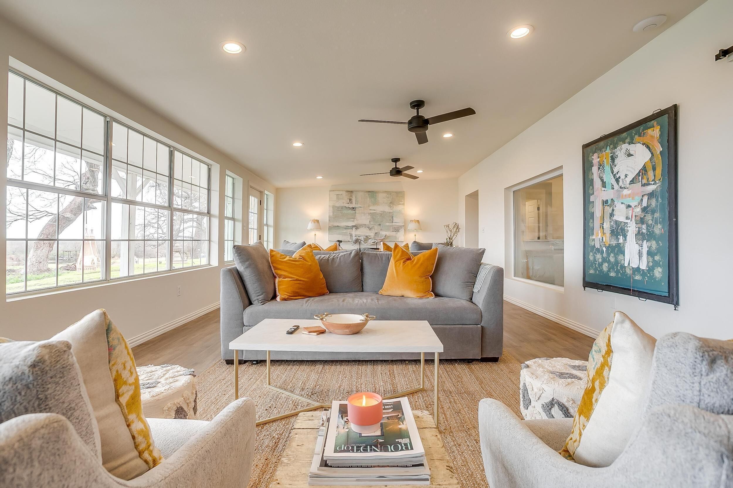 Lakefront Retreat | Sleeps 20 | Hot Tub, Kayaks, Sunset Views - Granbury, TX