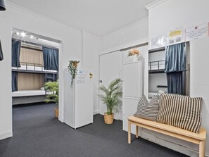 Dormitório compartilhado, em dormitório misto, banheiro compartilhado | Roupas de cama premium, Wi-Fi de cortesia, roupa de cama