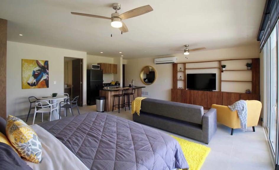 Secluded Paradise! Brand New Large Studio Condo With Direct Beach Access. - Akumal