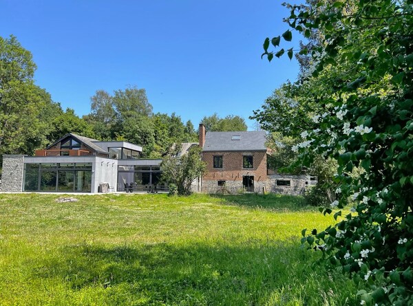 Water Mill With Swimming Pool And Sauna - Somme-Leuze