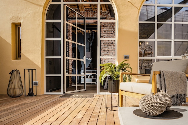Apartamento luxo | Terraço/pátio