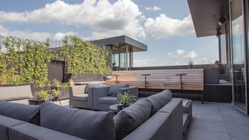 Terraço no piso superior