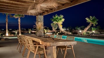Villa de Luxo, 6 quartos, piscina privativa | Terraço/pátio interior