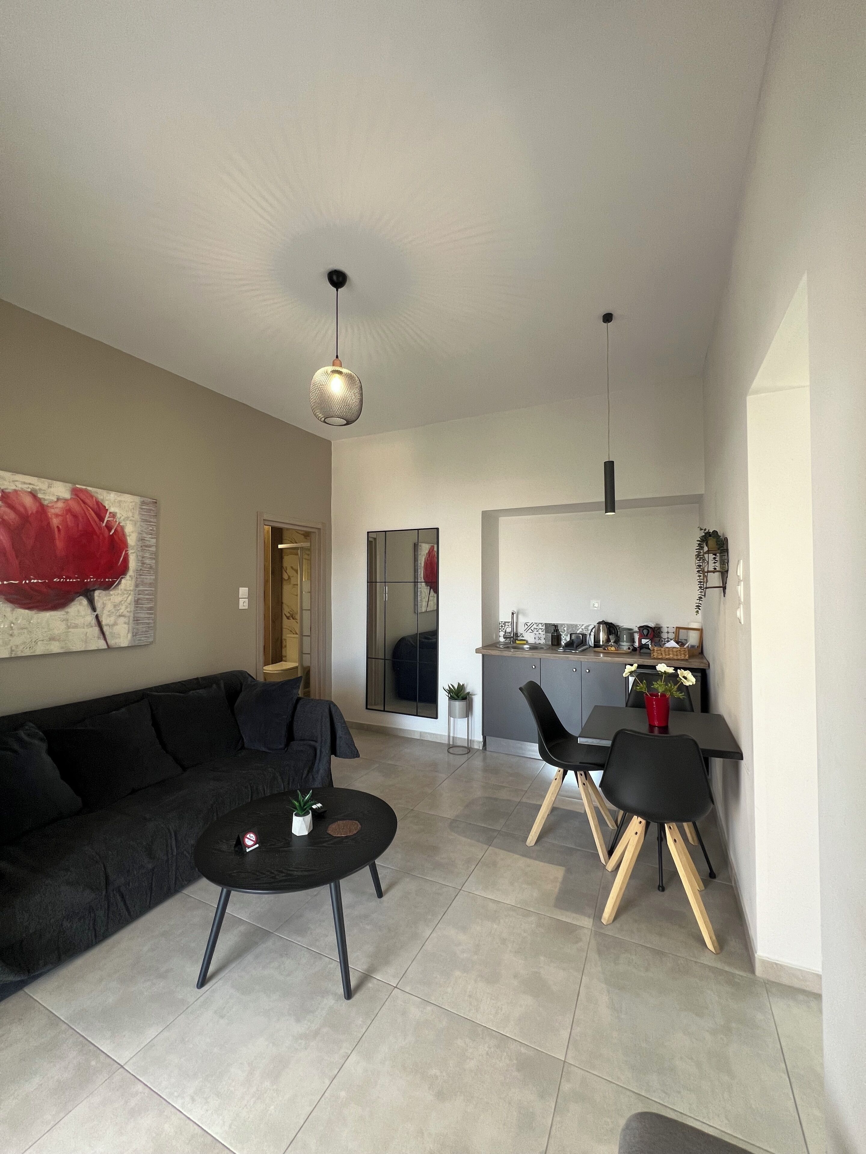 Apartamento conforto | Área de estar | Smart TV 43 polegadas com canais digitais, TV