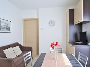 Apartamento | 1 quarto, roupa de cama fornecida 