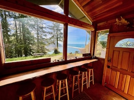 Casa Familiar, vista para o oceano | Sala de estar