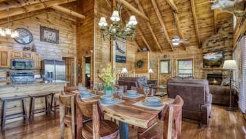 Cabana, 3 quartos | Opções para refeição