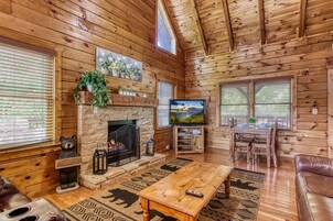 Cabana, 1 quarto | Área de estar