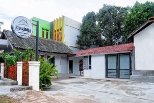 Entrada do alojamento