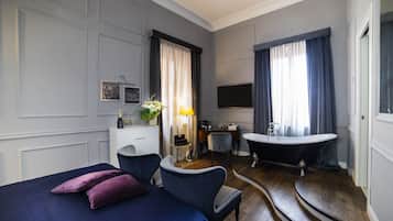 Suite | 1 quarto, lençóis italianos Frette, roupa de alta qualidade