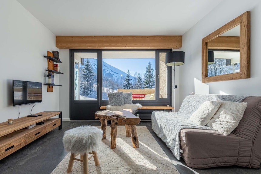 Refuge De L'étale Gr : Appartement Rénové Avec Vue Sur Les Montagnes - La Giettaz