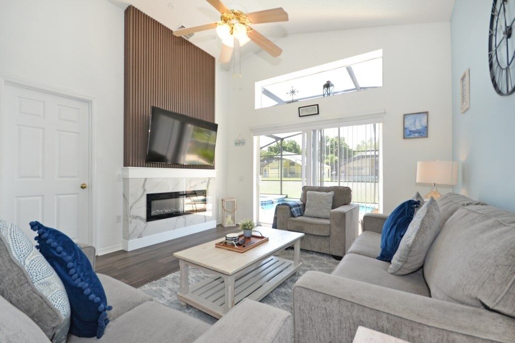 Casa, 3 quartos | Área de estar