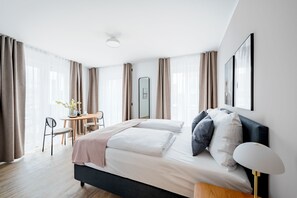 Suíte | 1 quarto, individualmente decorados, individualmente mobiliados