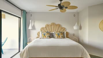 King Room Balcony with ocean view | Individualmente decorados, individualmente mobiliados, Wi-Fi de cortesia