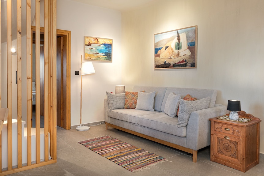 New Villa With Spectacular 180° Sea View,private Pool & Bbq,5 Min From The Beach - Plakias