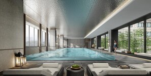 Piscina interior, piscina exterior