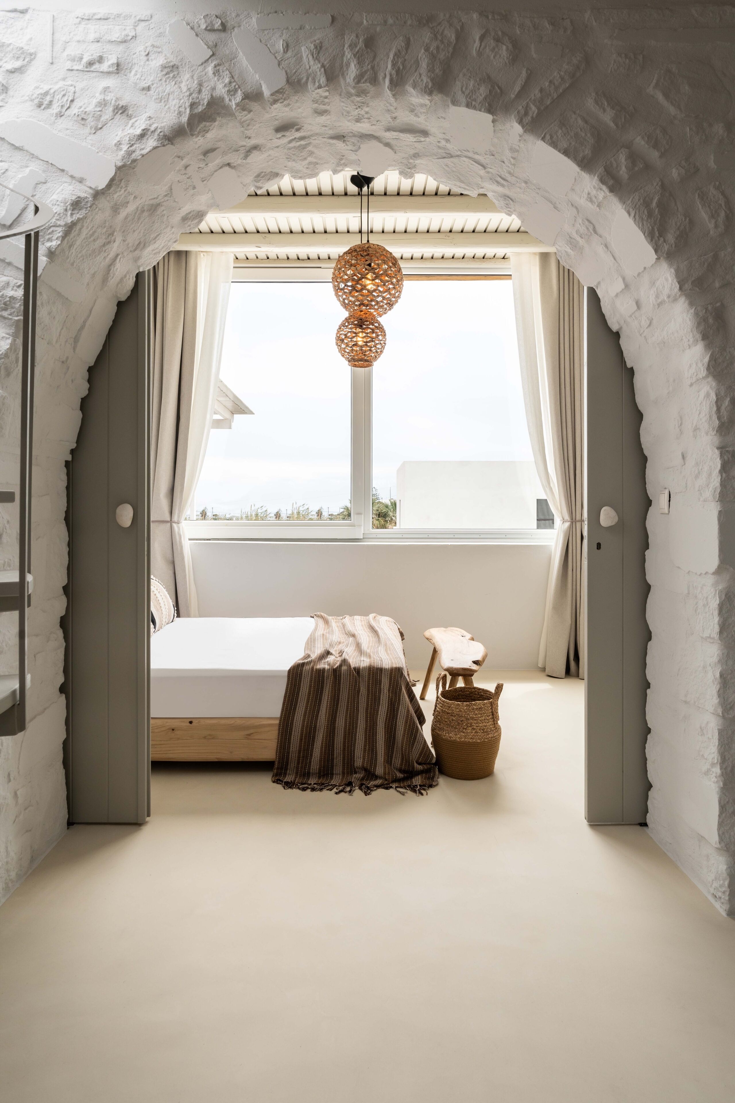 Cavos Paros Boho Rooftop Apt: Sea Views, Yoga Deck - Paros