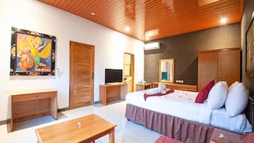 Apartamento Deluxe | 1 quarto, cofre no quarto, com decoração personalizada