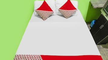 Quarto Duplo Básico | Wi-fi grátis, roupa de cama fornecida