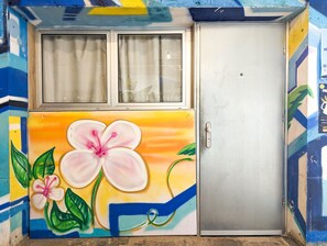 Entrada do alojamento