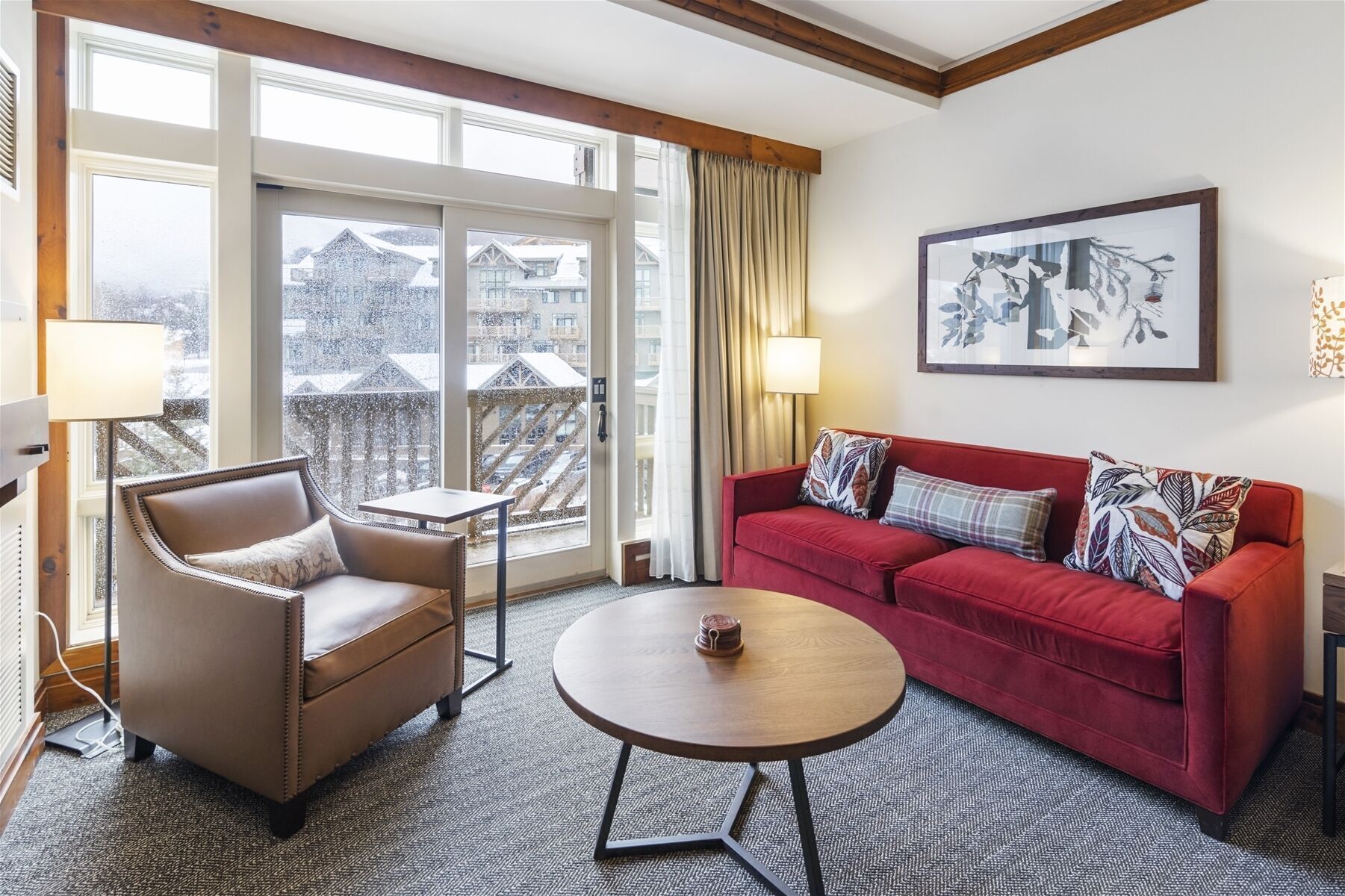 Top Floor Studio, North Wing, Lodge @ Spruce Peak - Little River State Park, Waterbury Village Historic District