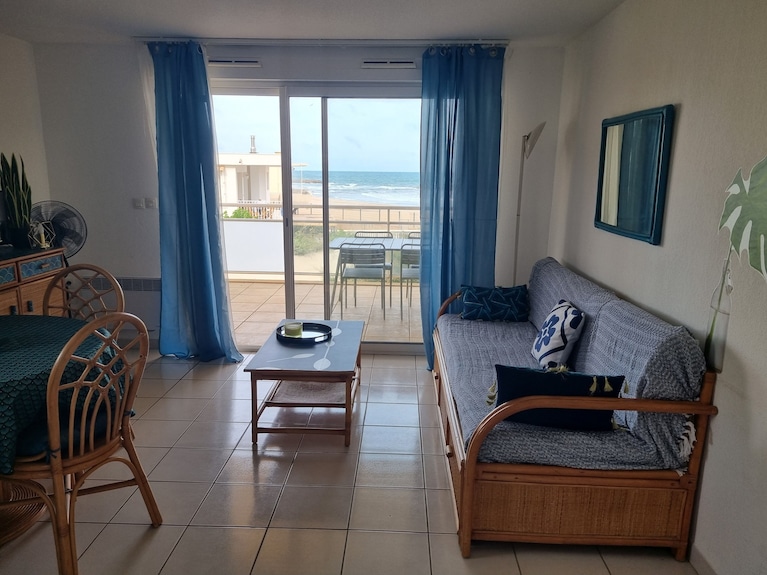Nouveau Appartement Envoûtant Vue Mer, Accès Plage Privatif Et Piscine Commune - Vendres Plage