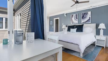 Suíte com design assinado, 2 quartos, vista para o oceano, no canto | 1 quarto, roupas de cama antialérgicas