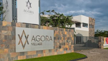 Entrada do alojamento