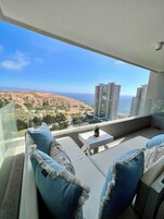 Quarto Clássico com Cama de Casal, 1 quarto, vista para o mar, em frente ao mar | Terraço/pátio interior