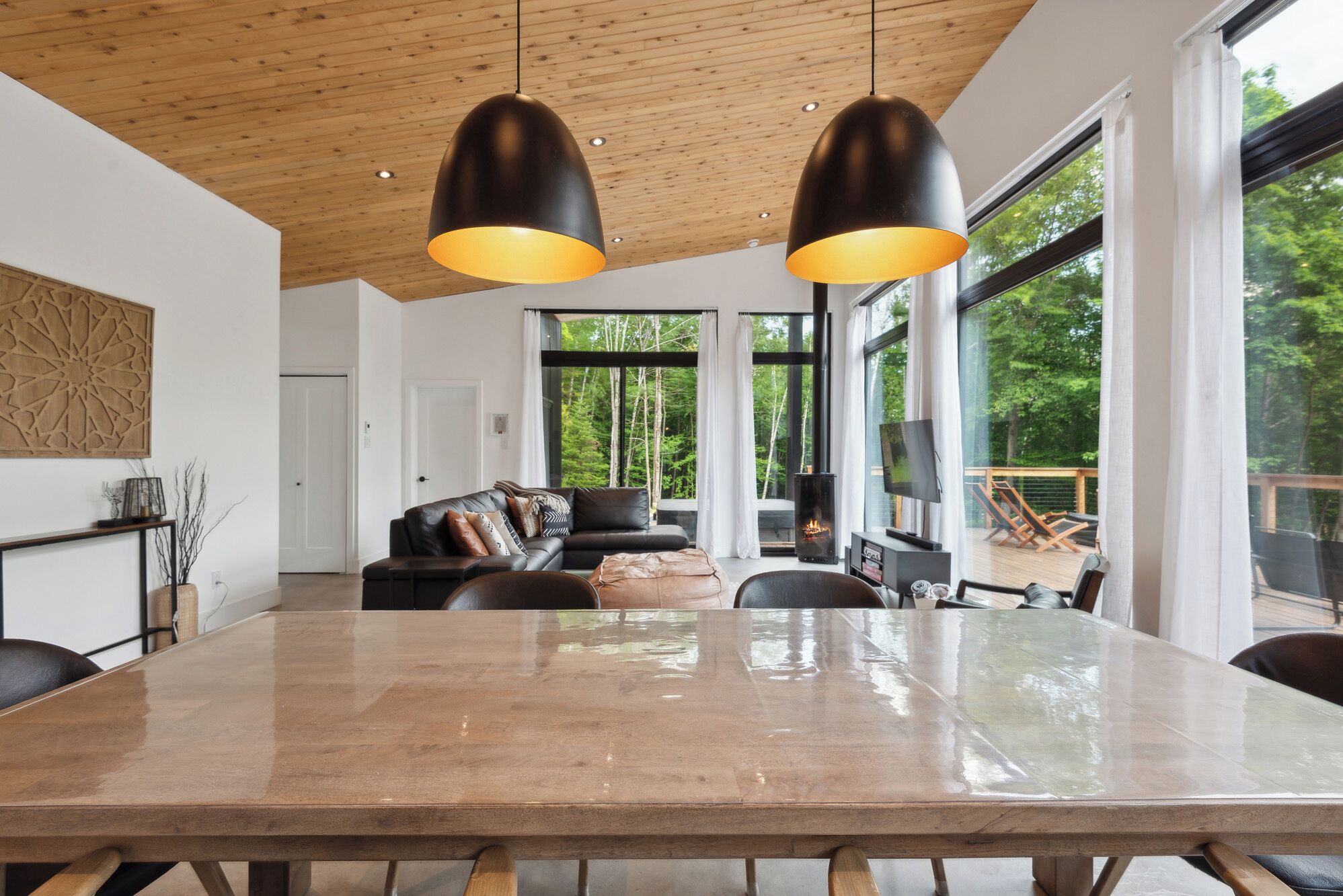 Kallm - Mont-tremblant Chalet, With Hot Tub, Pond And Beach On 7 Acre Estate - Mont-Tremblant