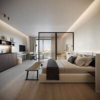 Camas de colchão pillowtop, cofre com capacidade para portátil 