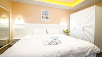 Apartamento Superior em Condomínio Fechado, 1 quarto | 1 quarto, quartos insonorizados, ferro/tábua de engomar